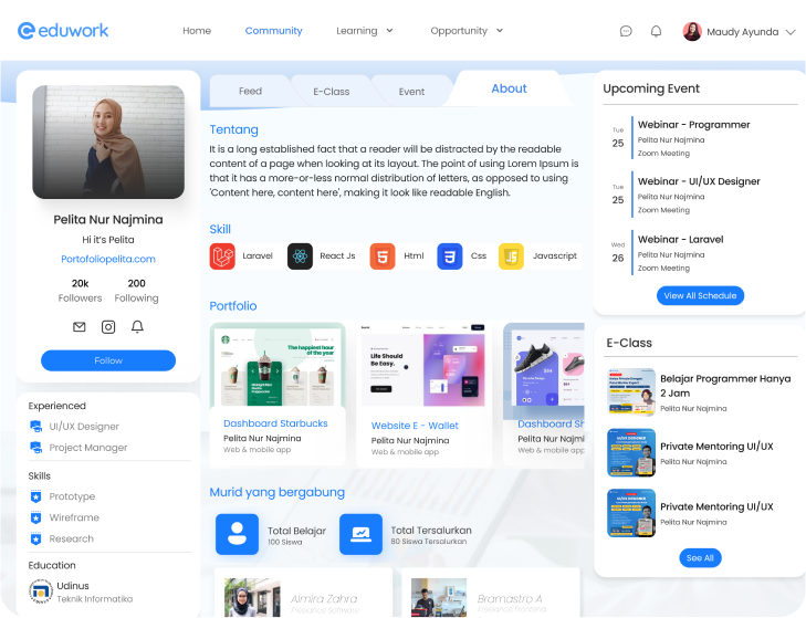 Pelatihan Online & Penyaluran Kerja