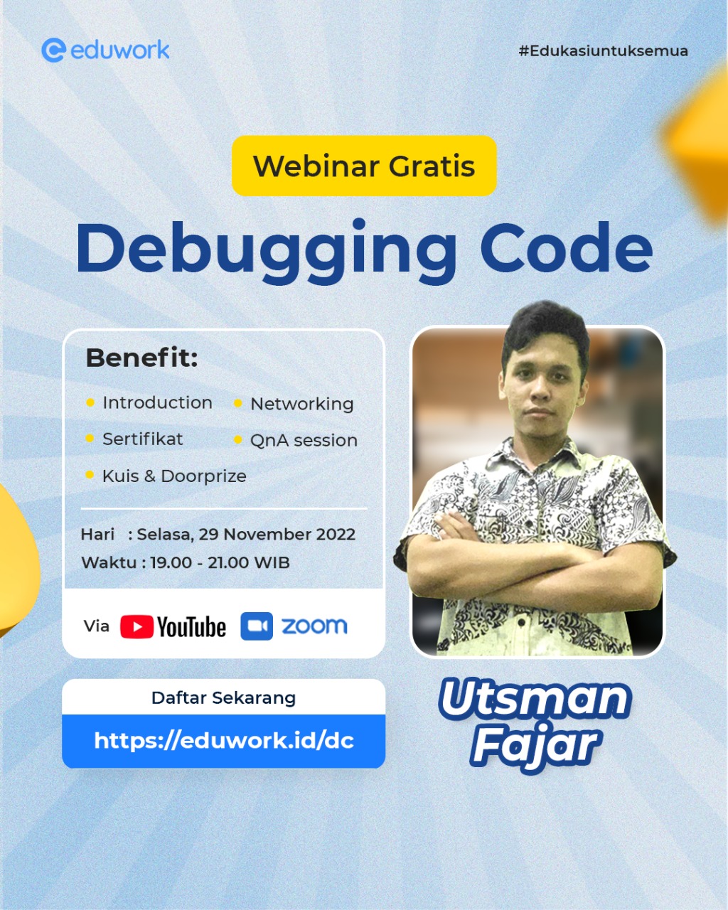 EduWork - Platform Mentoring & Penyaluran Kerja